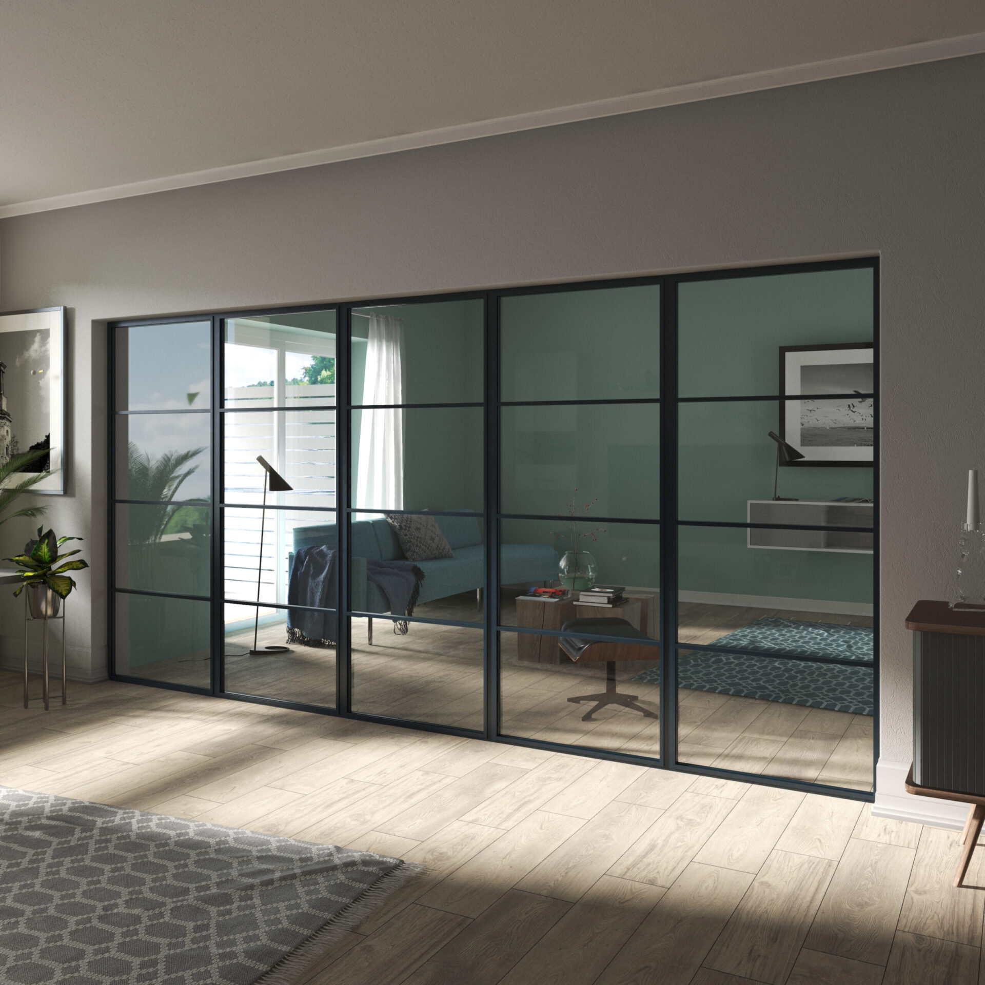 Industrial Style Aluminium Internal Partitions - Alu Elite